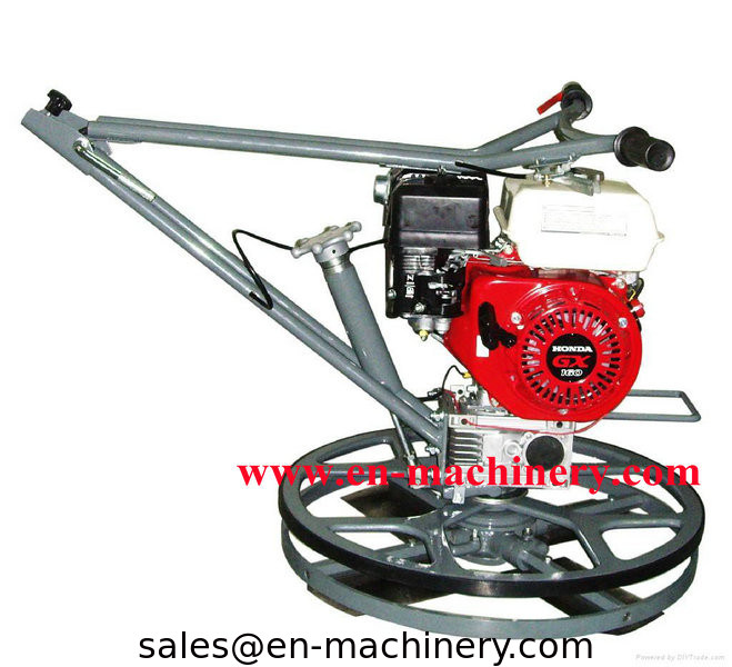 Walk-behind concrete power trowel honda gx160 5.5HP Concrete Finishing ...
