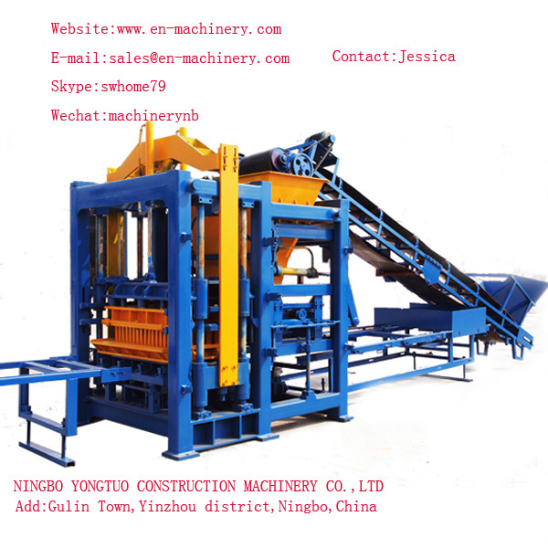 German Concrete Block Making Machine 10-15 Turkish Block Making ...